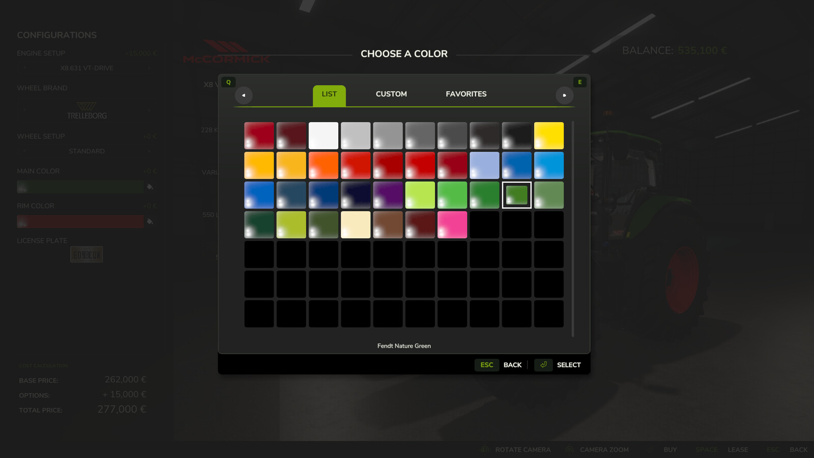 Unlimited Color Configurations - Farming Simulator 25 Mod