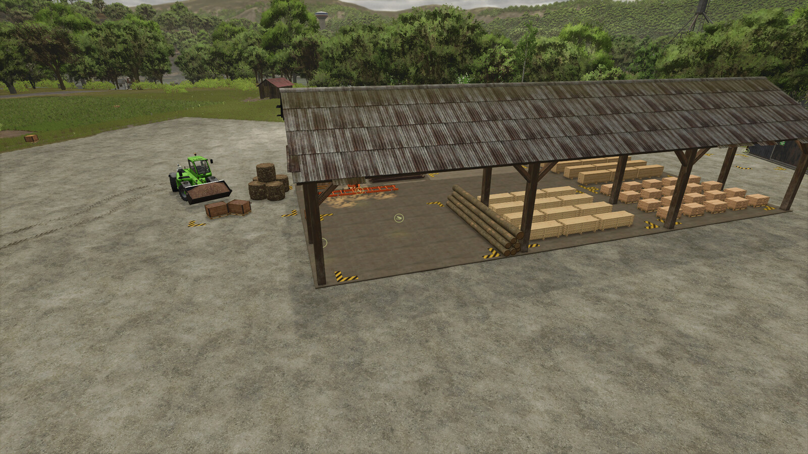 Wood Chips Sawmill - Farming Simulator 25 Mod