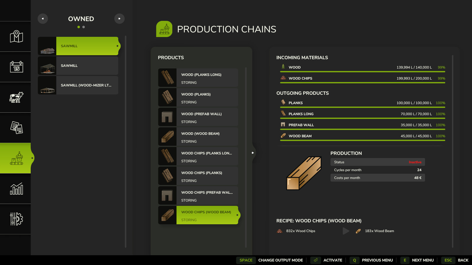 Wood Chips Sawmill - Farming Simulator 25 Mod