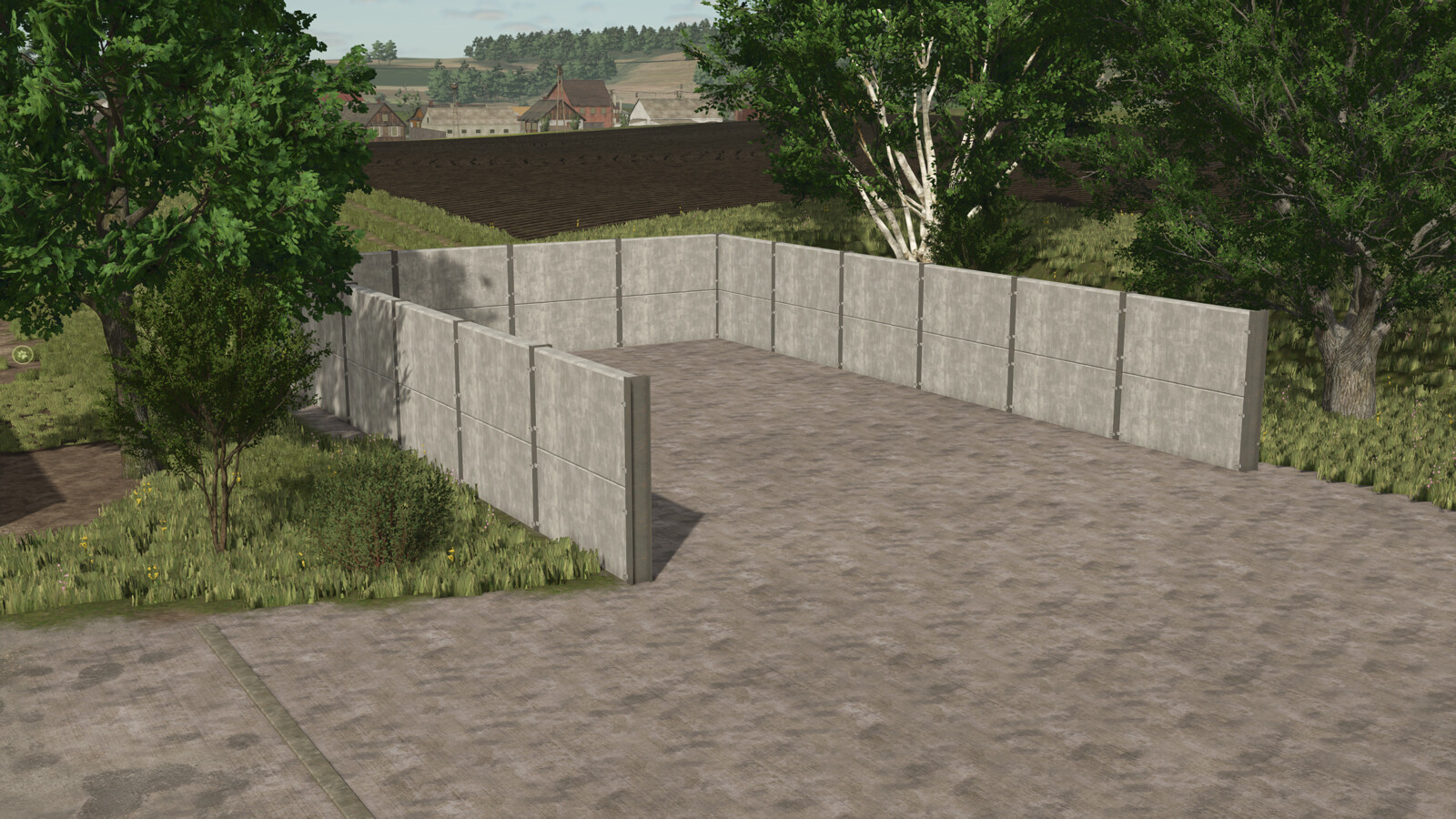 British style Bunker Silo - Farming Simulator 25 Mod