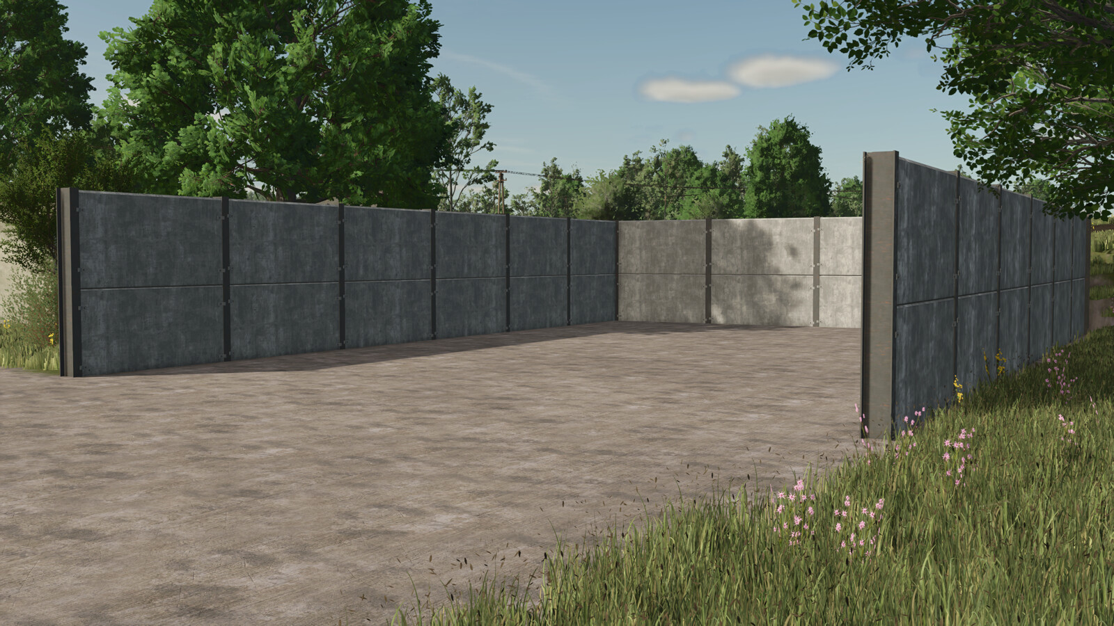 British style Bunker Silo - Farming Simulator 25 Mod