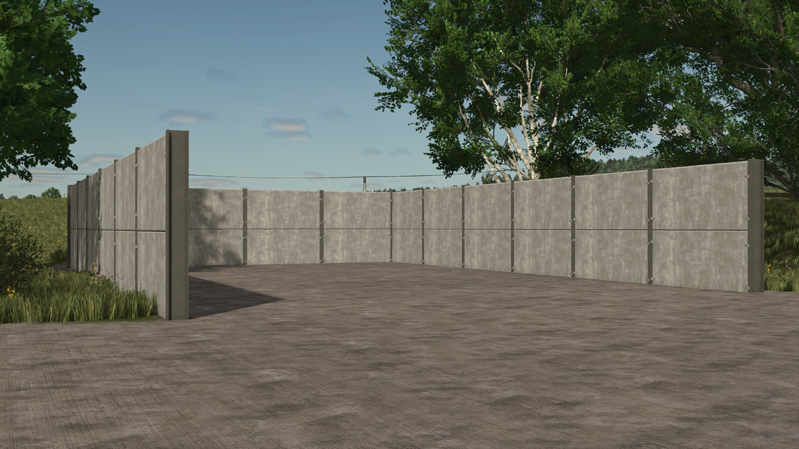British style Bunker Silo - Farming Simulator 25 Mod