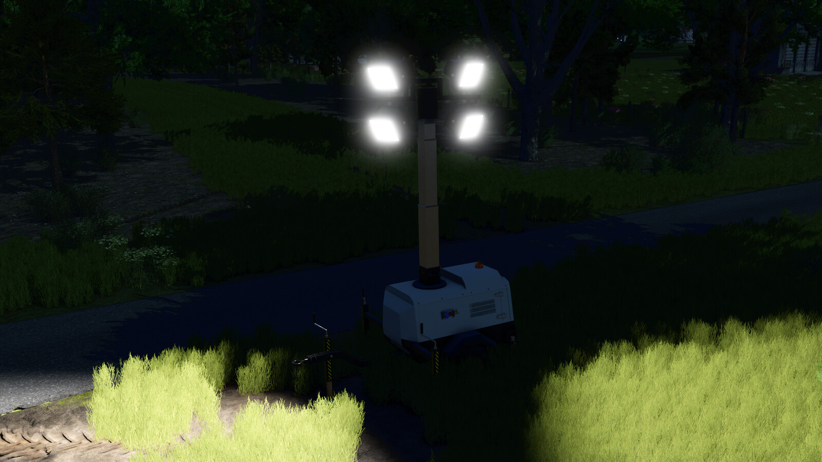 Flood Light Trailer - Farming Simulator 25 Mod