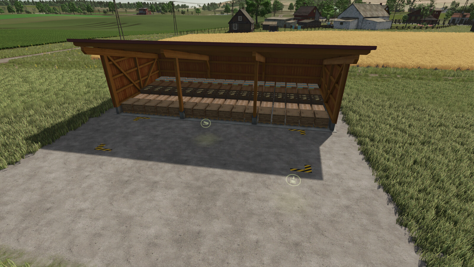 Wooden Garage Object Storage - Farming Simulator 25 Mod