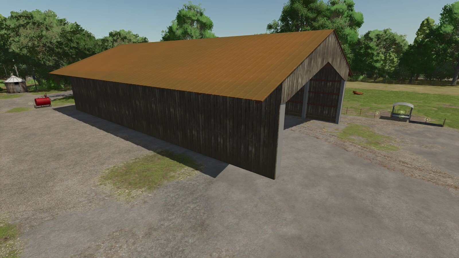 Big Wooden Shed - Farming Simulator 25 Mod