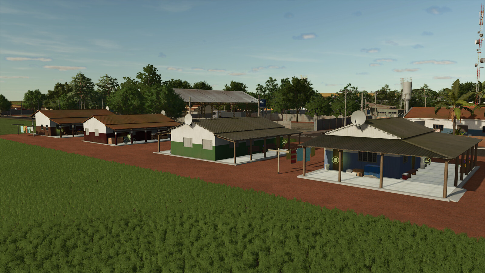 ESC Houses Pack - Farming Simulator 25 Mod