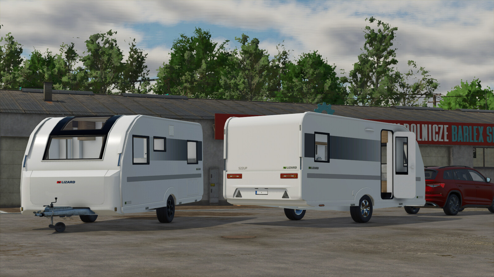 Lizard Caravan 522up - Farming Simulator 25 Mod