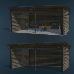 Log Shed And Workshop - Farming Simulator 22 Mod